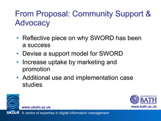 SWORD 3 Kick-off Meeting | PPT