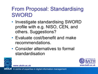 SWORD 3 Kick-off Meeting | PPT