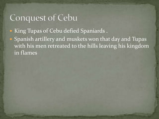 Sword and the cross:instruments of pacification and exploitation | PPTX