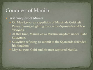 Sword and the cross:instruments of pacification and exploitation | PPTX