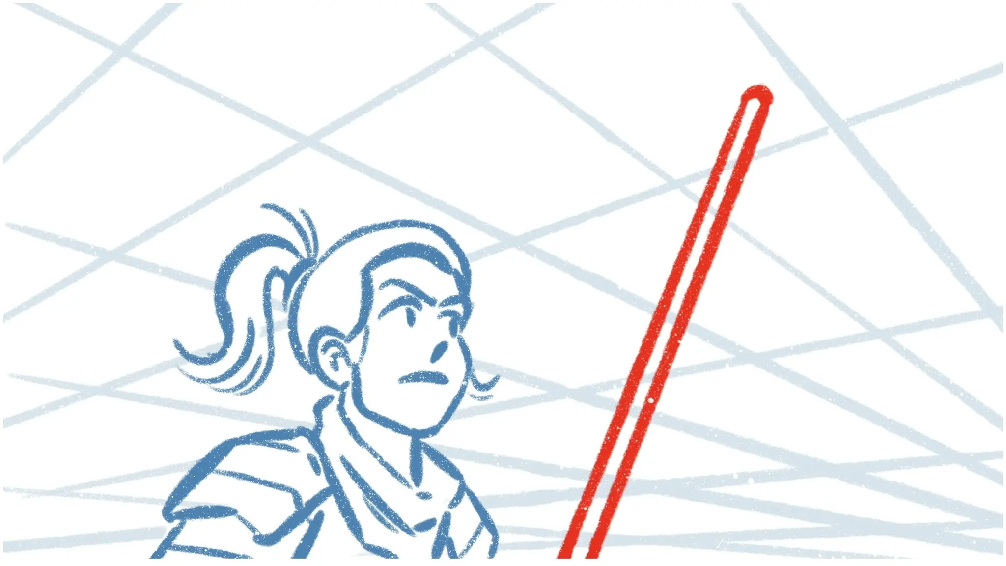 My storyboard for a sword fight scene with lightsabers | PPT