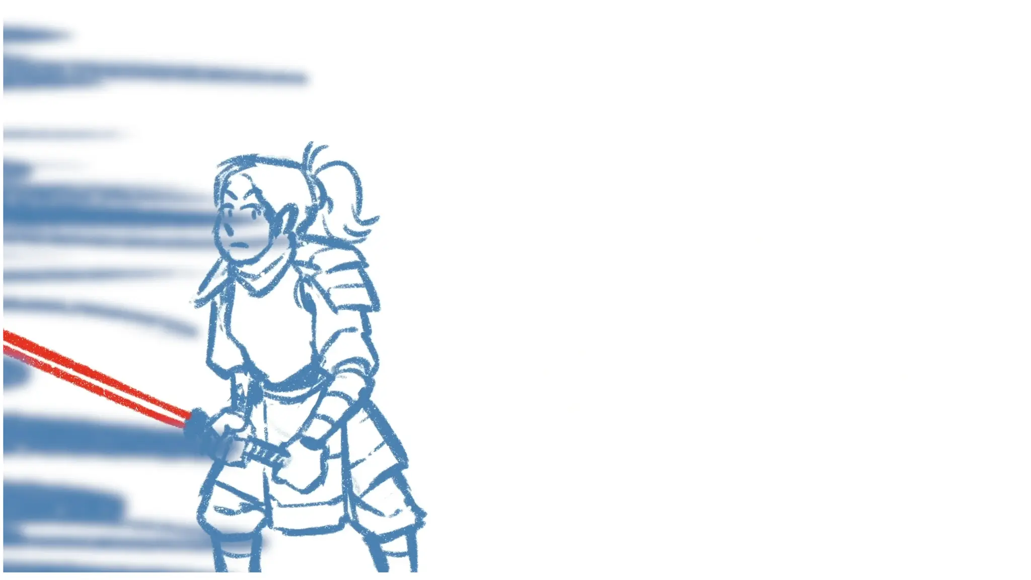 My storyboard for a sword fight scene with lightsabers | PPT