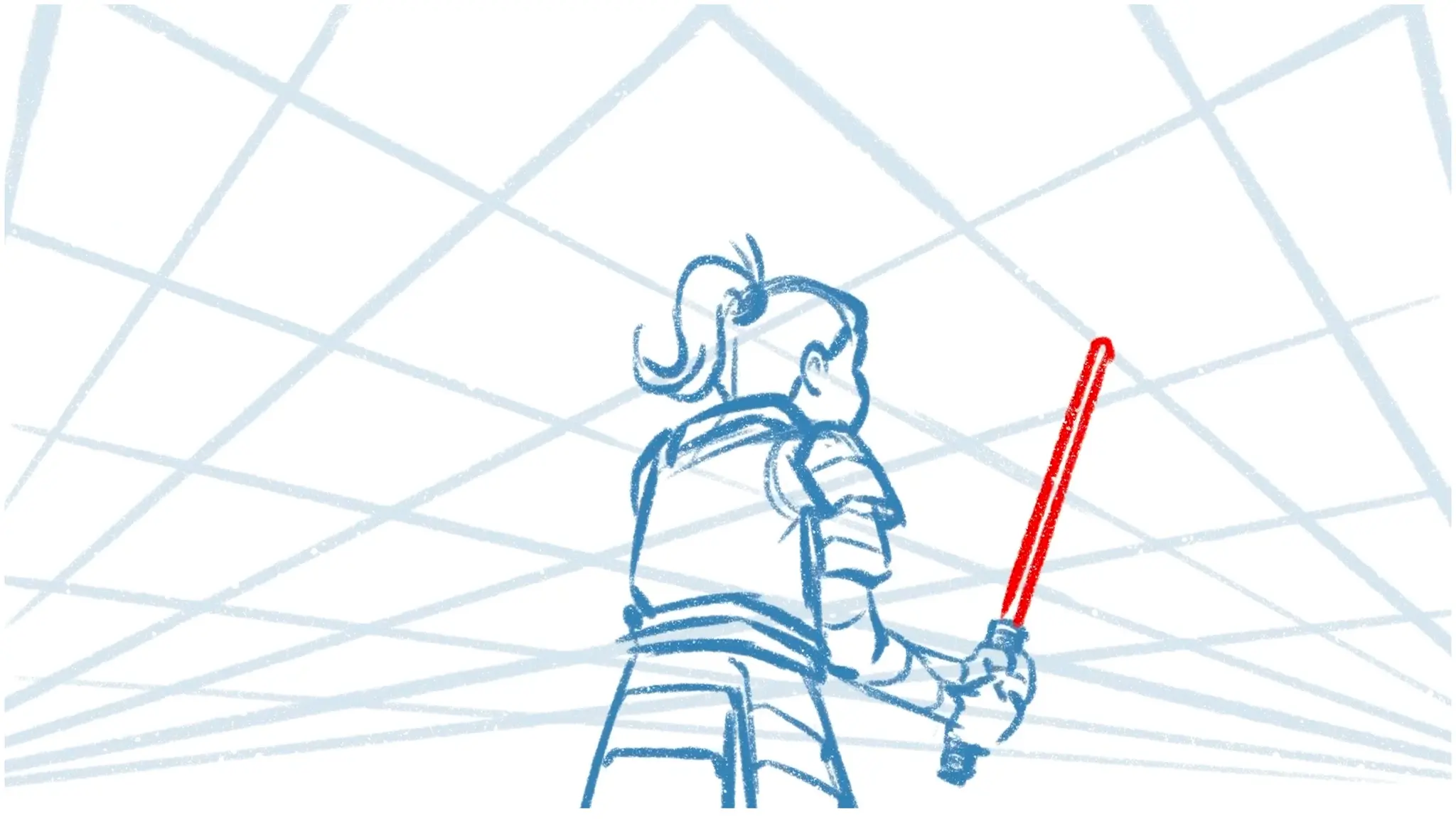 My storyboard for a sword fight scene with lightsabers | PPT