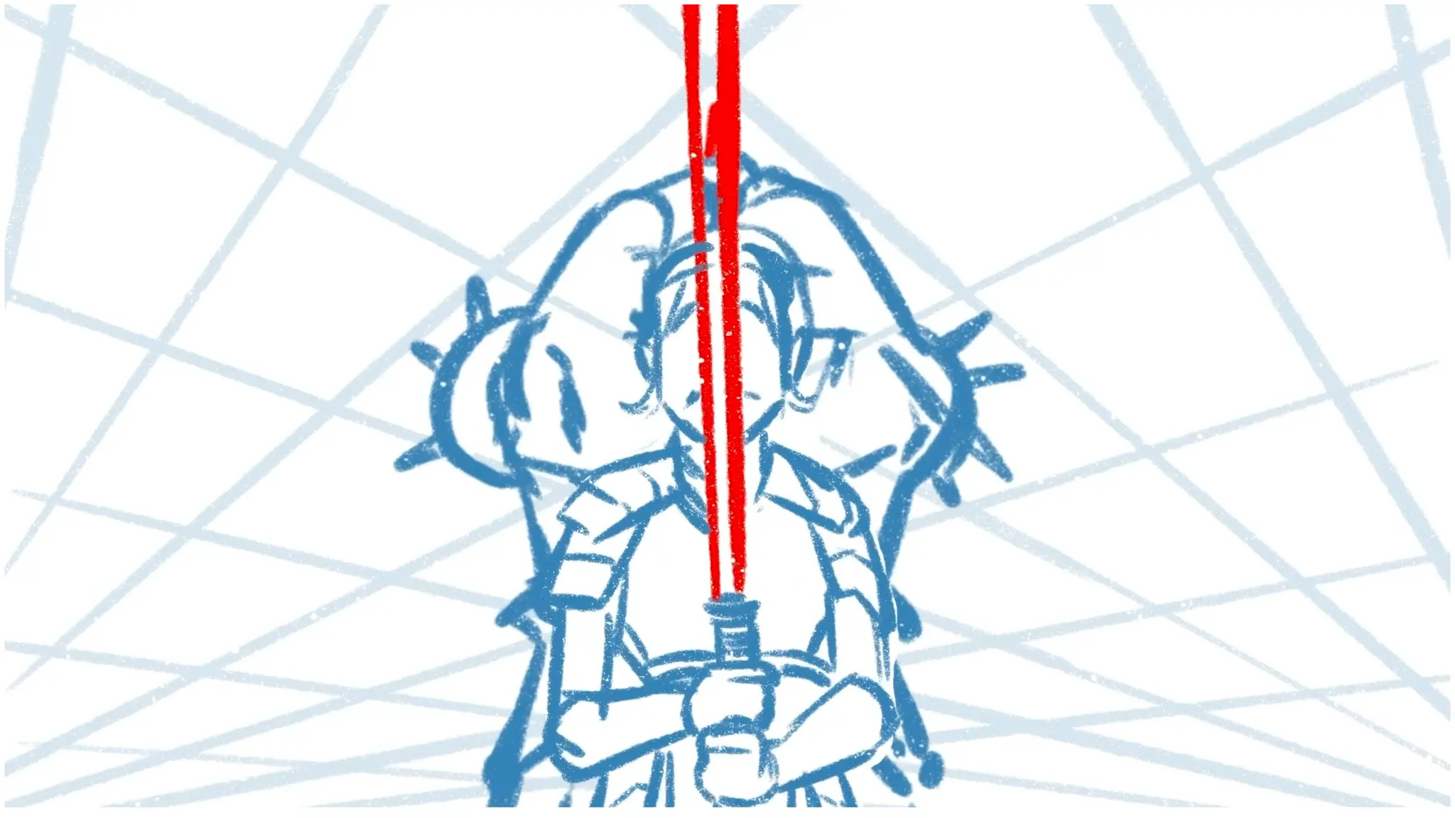 My storyboard for a sword fight scene with lightsabers | PPT