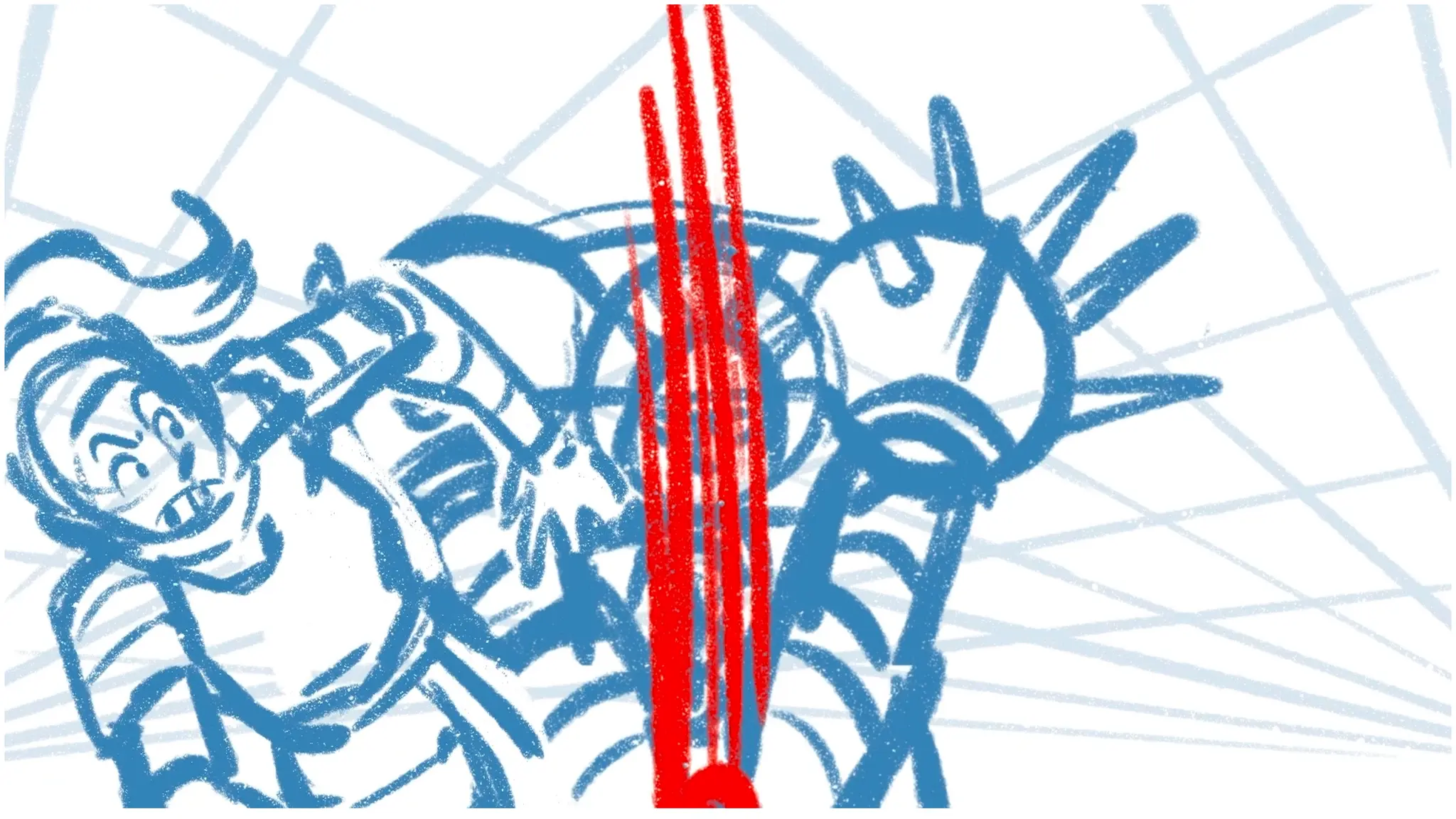 My storyboard for a sword fight scene with lightsabers | PPT