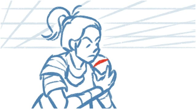 My storyboard for a sword fight scene with lightsabers | PPT