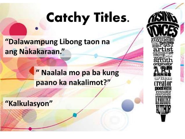 Spoken Words ppt. | PPT