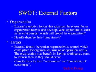 Swot | PPT | Business | Business and Finance