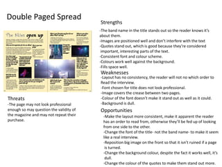 Evaluation Question 7- SWOT Analysis | PPT | Free Download