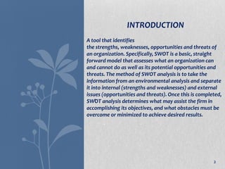 sowt analyses of MTN Afghanistan | PPTX