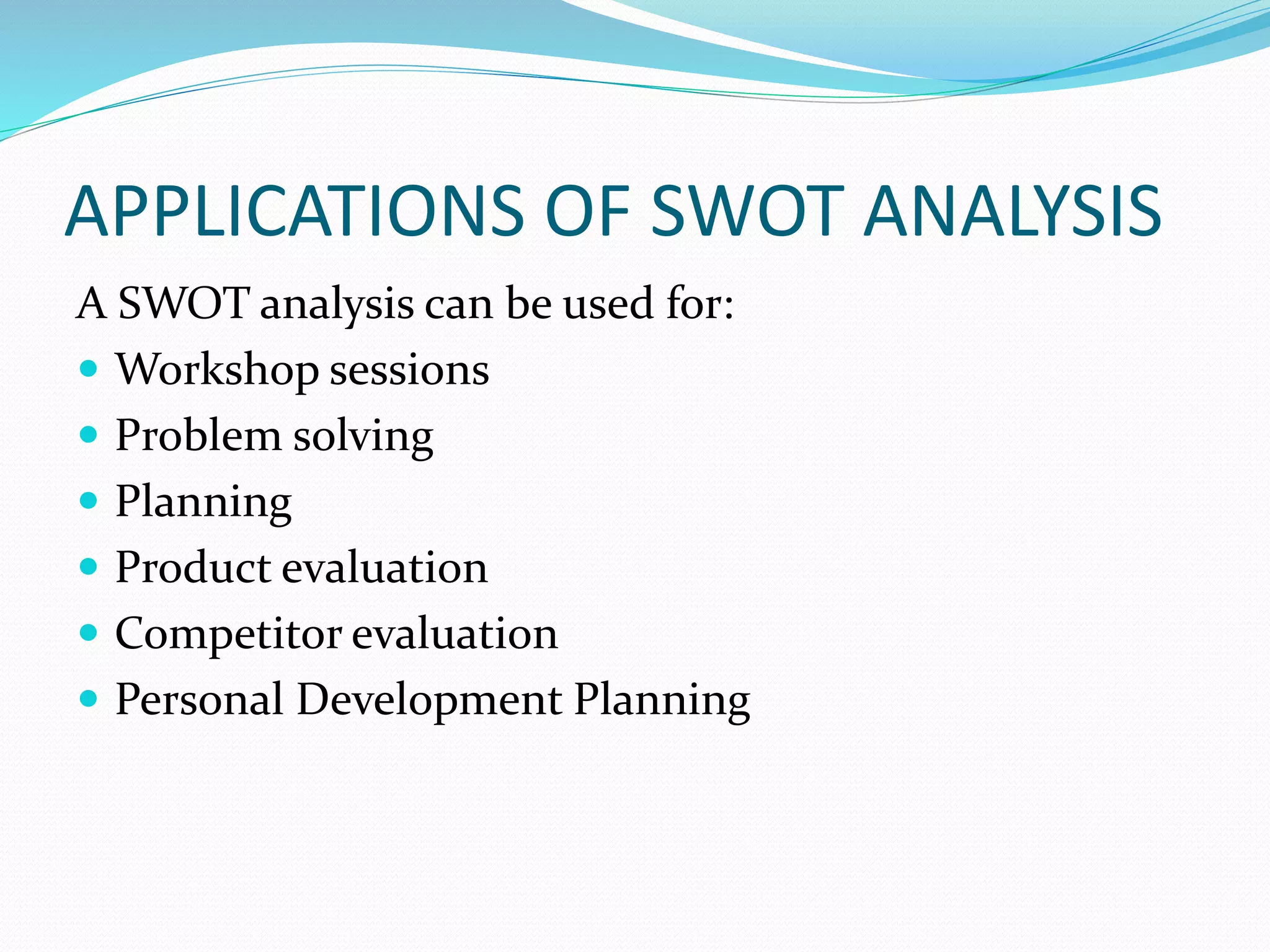 Swot Analysis for Hospitality Industry | PPTX