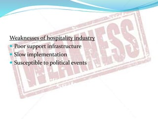 Swot Analysis for Hospitality Industry | PPTX