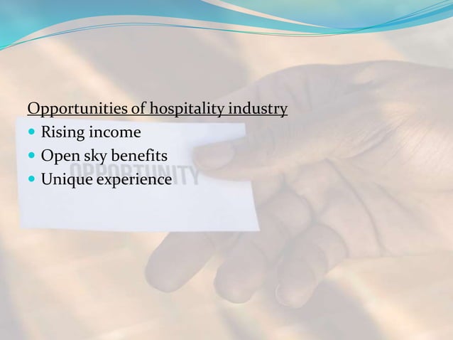 Swot Analysis for Hospitality Industry | PPTX