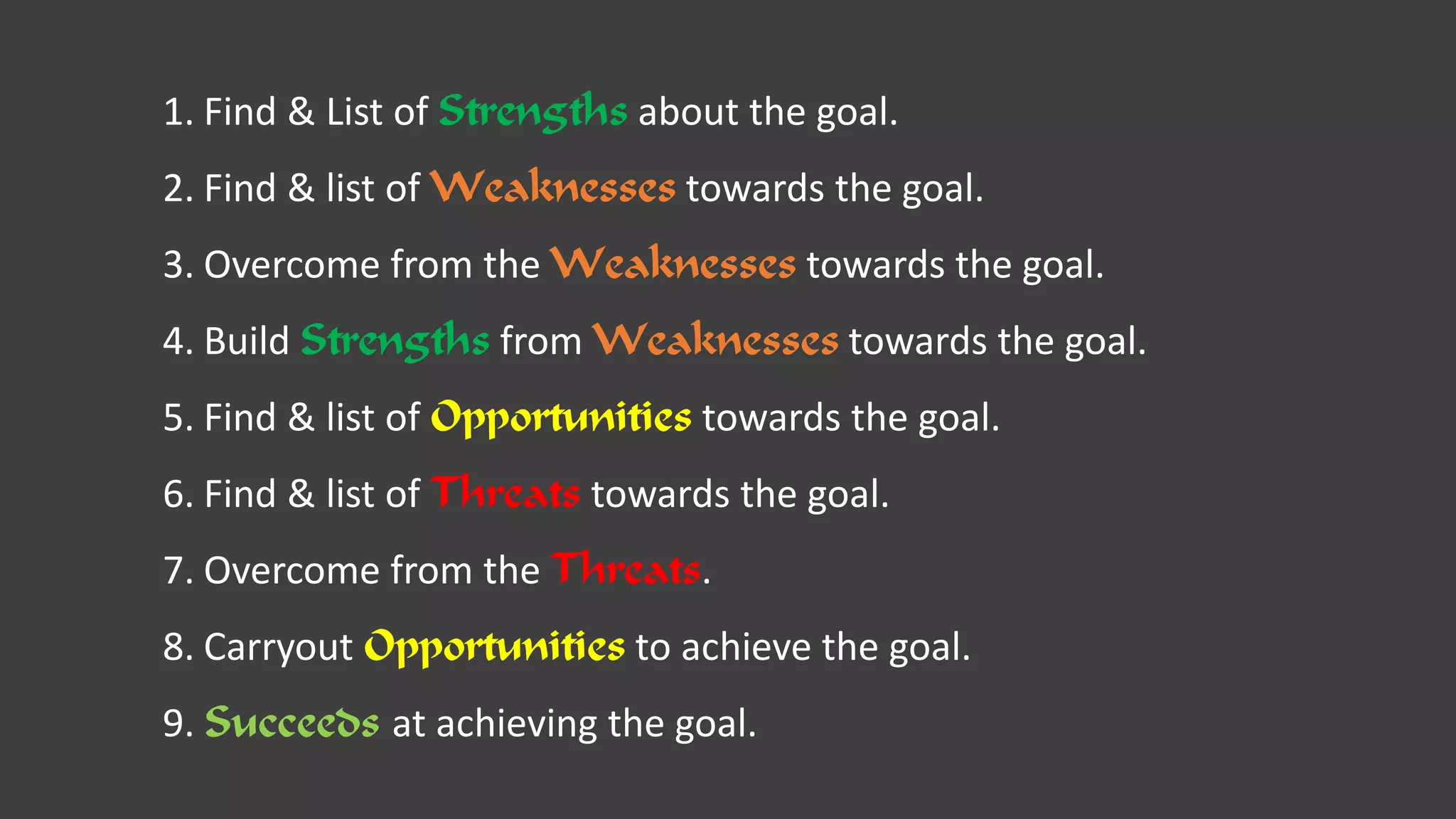 SWOT ANALYSIS - A Tool for Engineering, Business & Personal | PPT