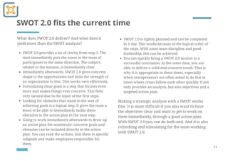 SWOT 2.0 from analysis to targeted action plan | PPT