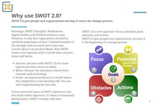 SWOT 2.0 from analysis to targeted action plan | PDF