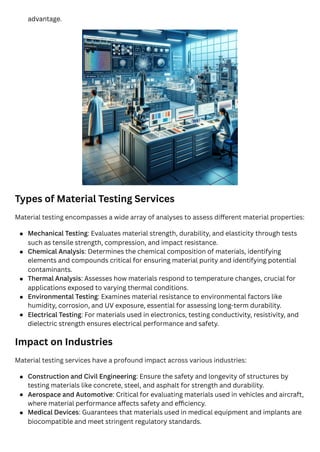 material testing services in chennai, material testing services | PDF ...