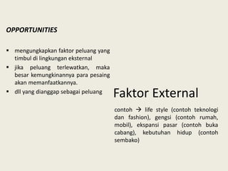 analisa swot dalam digital marketing serta contoh | PDF