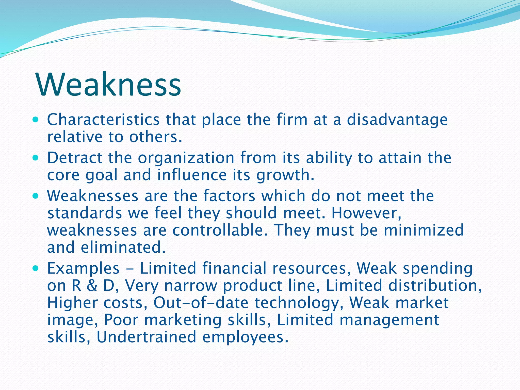 SWAT analysis - strengths, weaknesses, opportunities, and threats | PPTX