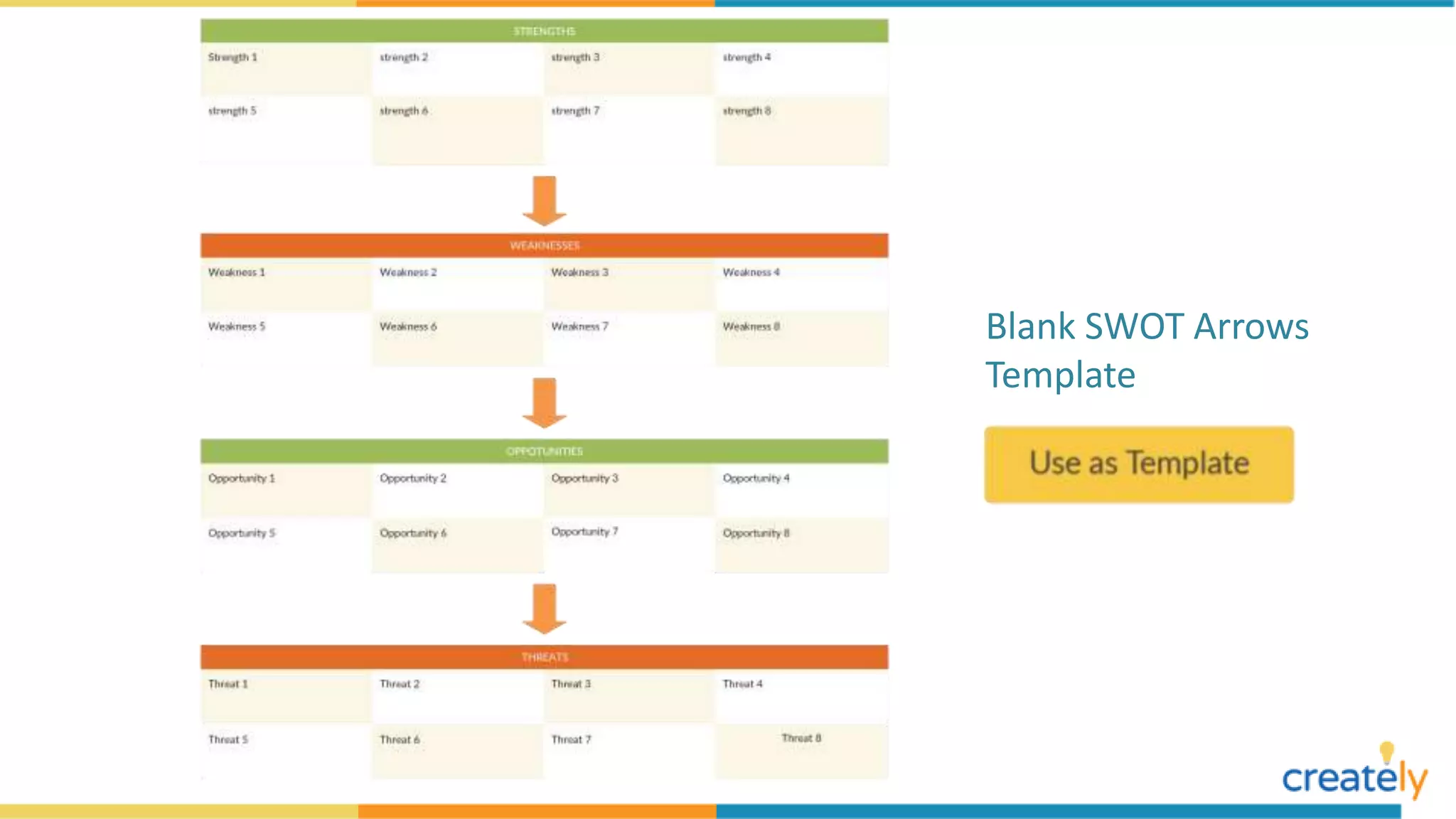 SWOT Analysis Example Diagrams with Editable Templates | PPT