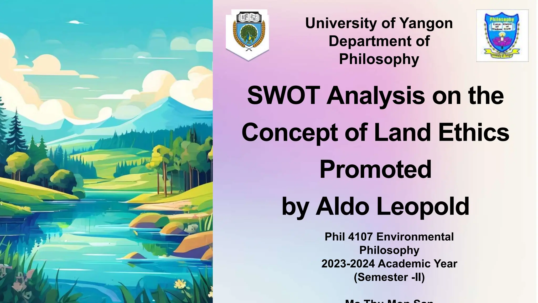SWOT-Analysis-on-the-Land-Ethics-Promoted- by-Aldo-Leopold ppt.pptx