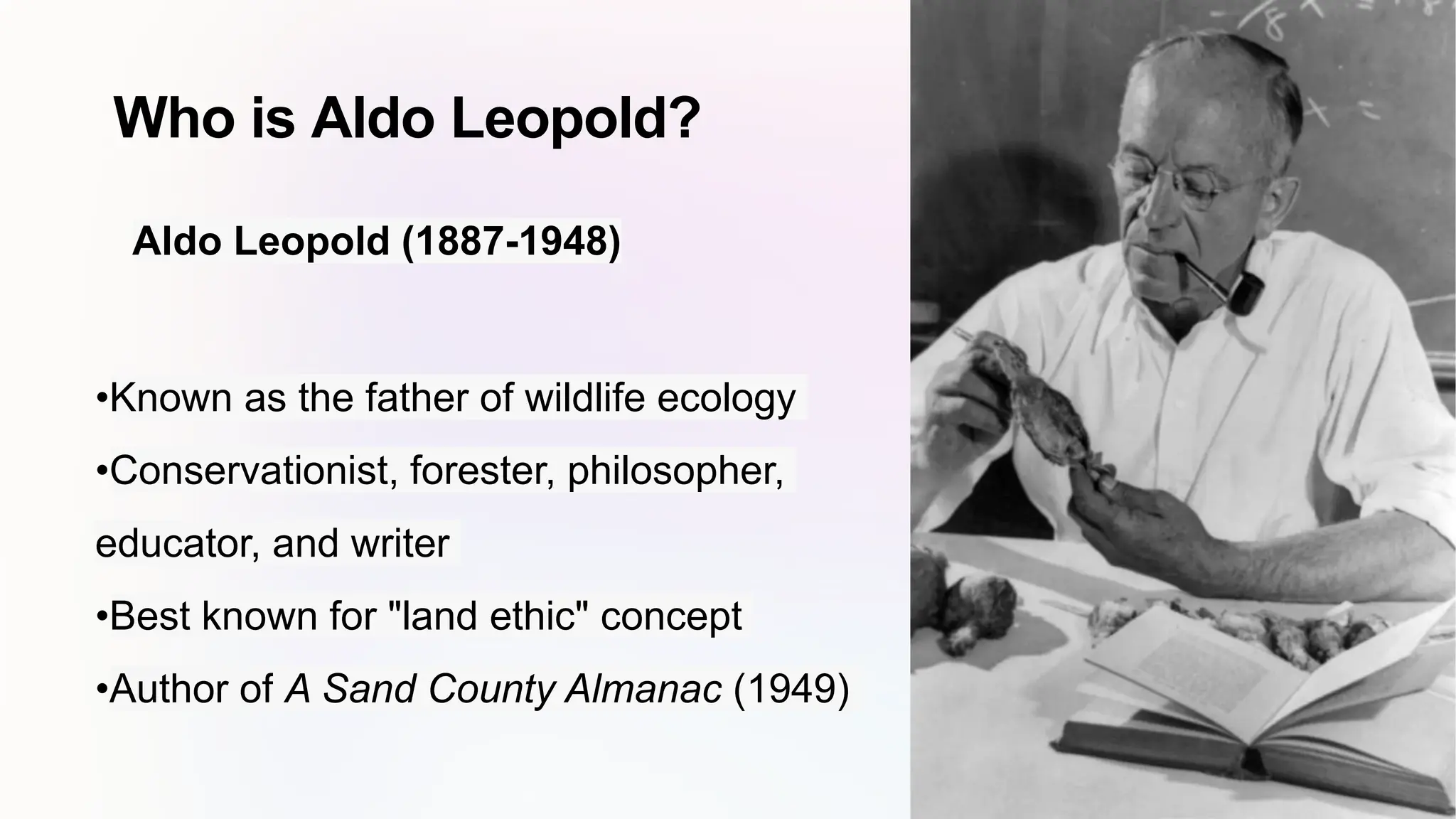 SWOT-Analysis-on-the-Land-Ethics-Promoted- by-Aldo-Leopold ppt.pptx