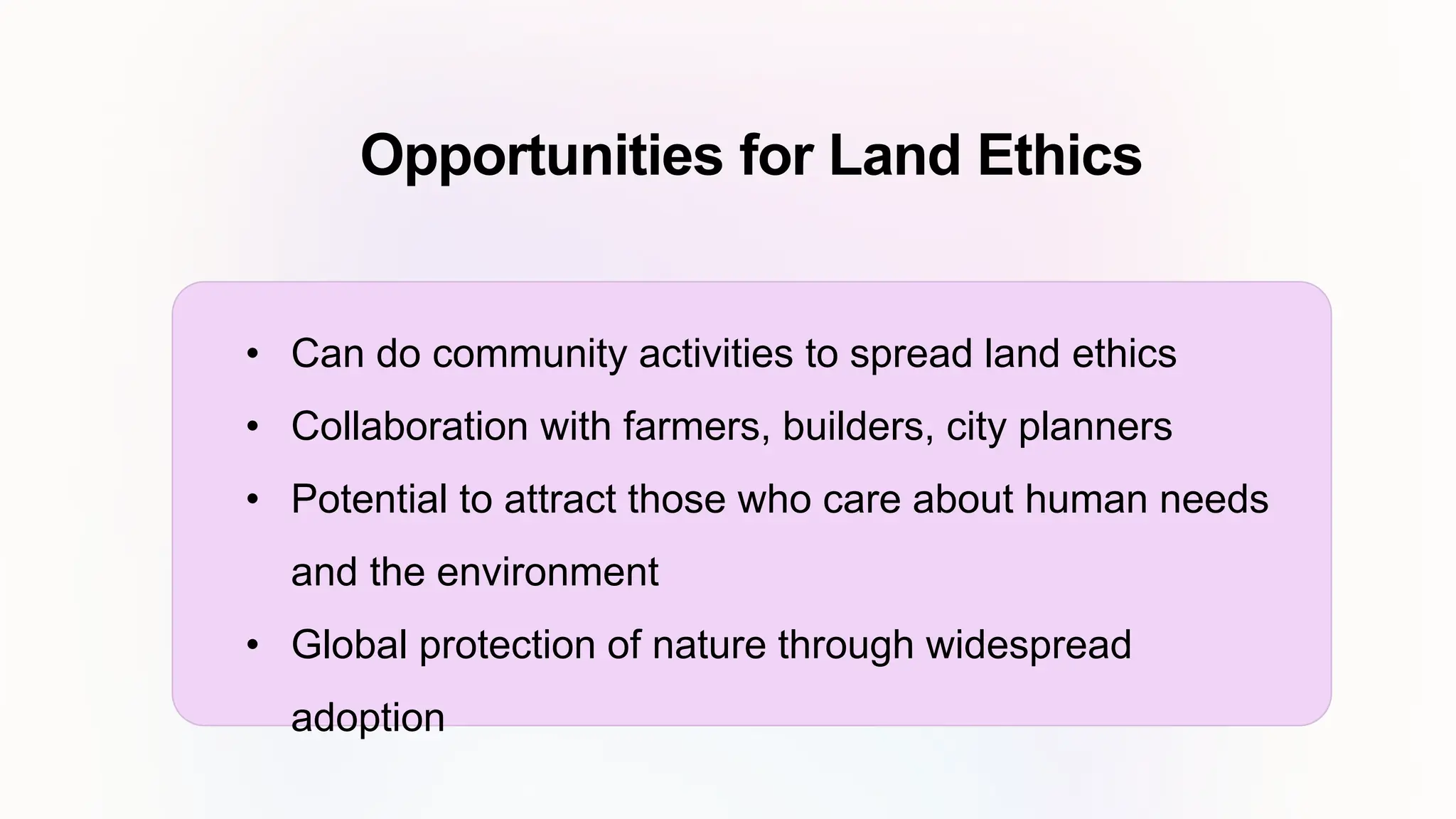 SWOT-Analysis-on-the-Land-Ethics-Promoted- by-Aldo-Leopold ppt.pptx
