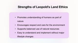 SWOT-Analysis-on-the-Land-Ethics-Promoted- by-Aldo-Leopold ppt.pptx