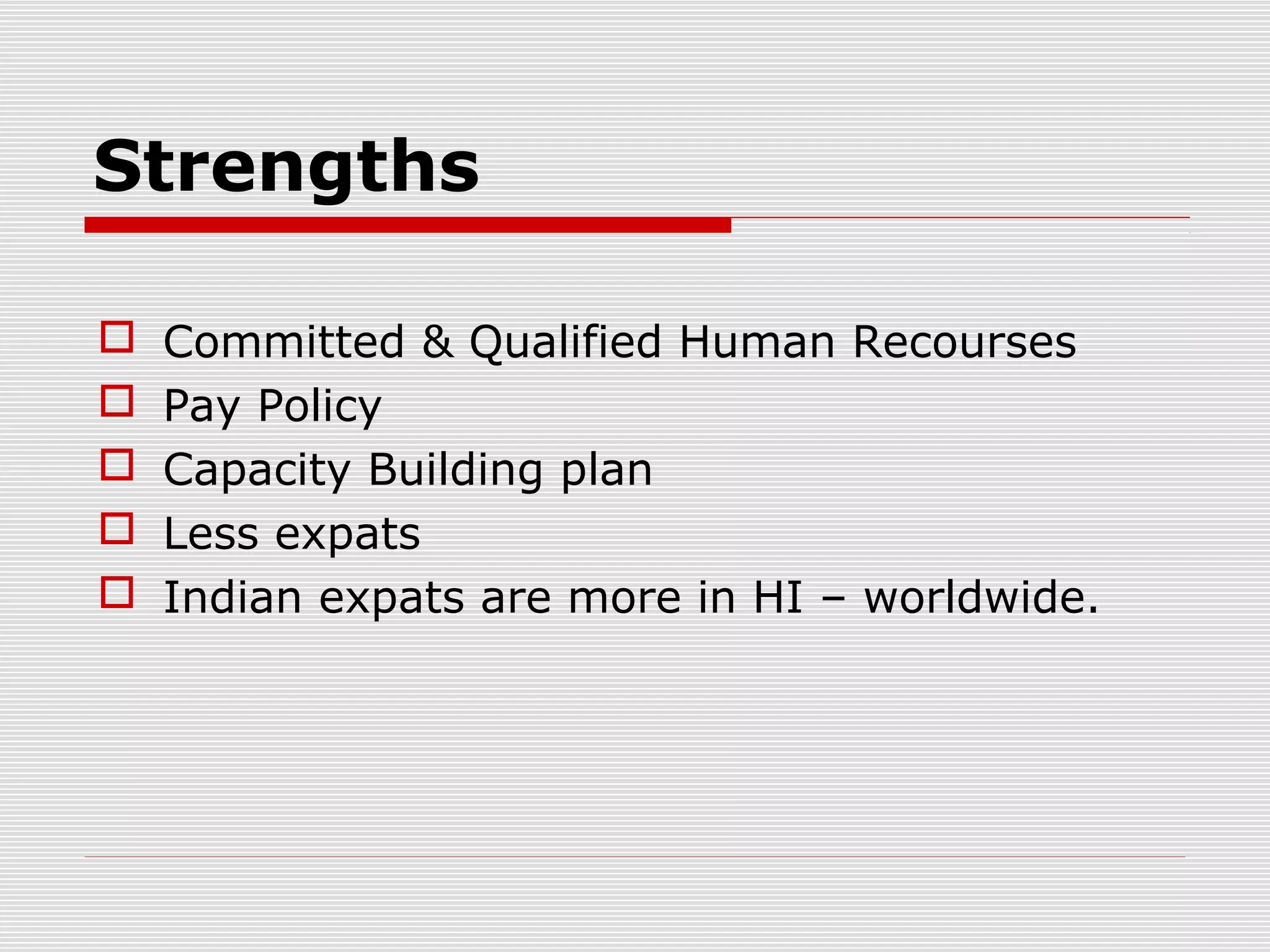 Swot analysis-Human Resourse | PPT