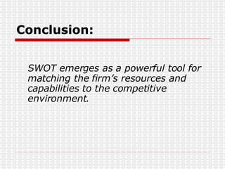 Swot Analysis[1] | PPT