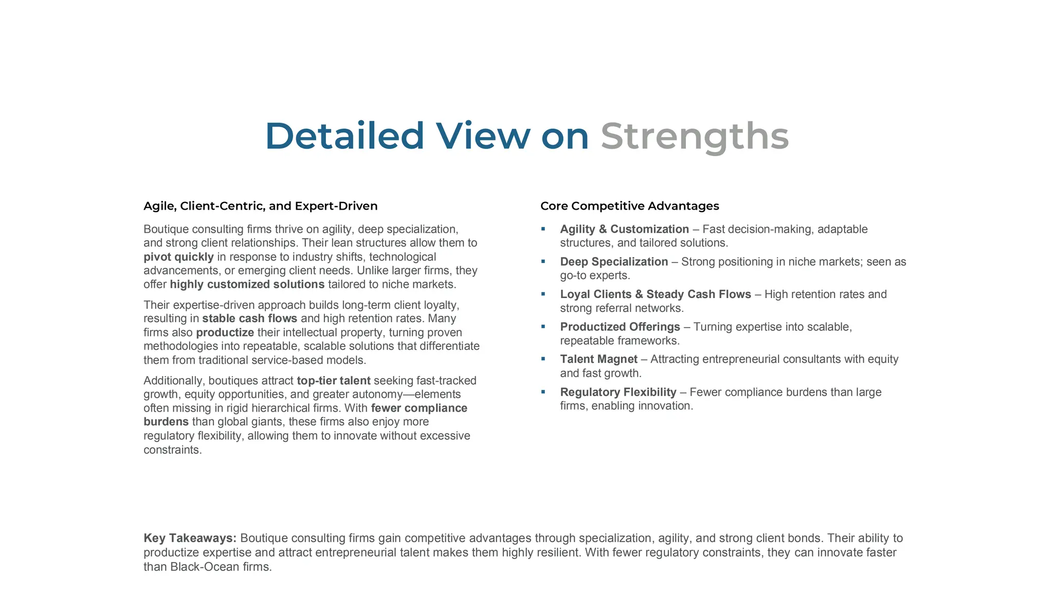 🔹 SWOT Analysis: Boutique Consulting Firms in 2025 🔹 | PDF