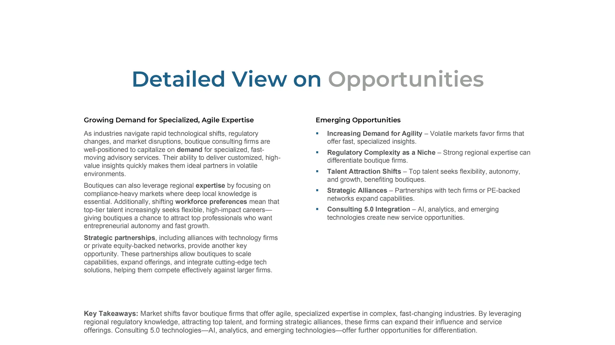 🔹 SWOT Analysis: Boutique Consulting Firms in 2025 🔹 | PDF