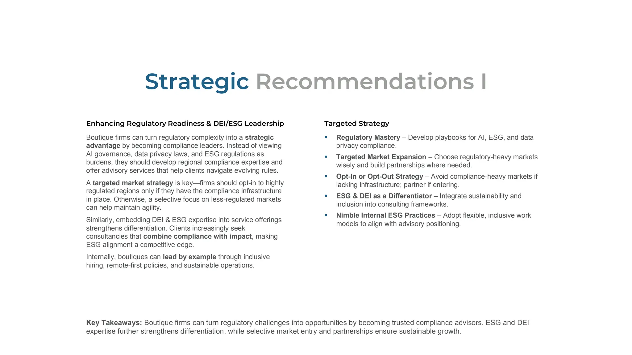 🔹 SWOT Analysis: Boutique Consulting Firms in 2025 🔹 | PDF