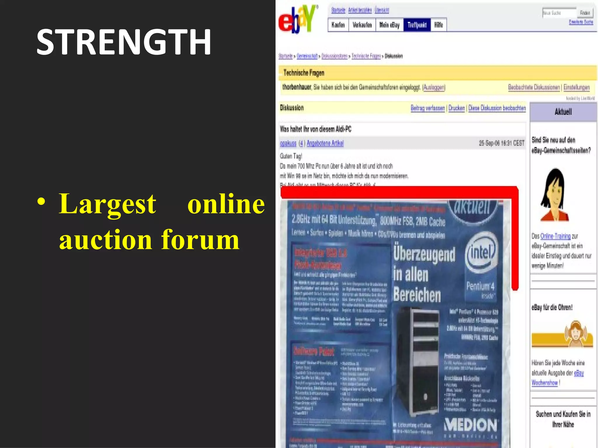 EBAY SWOT ANALYSIS | PPT