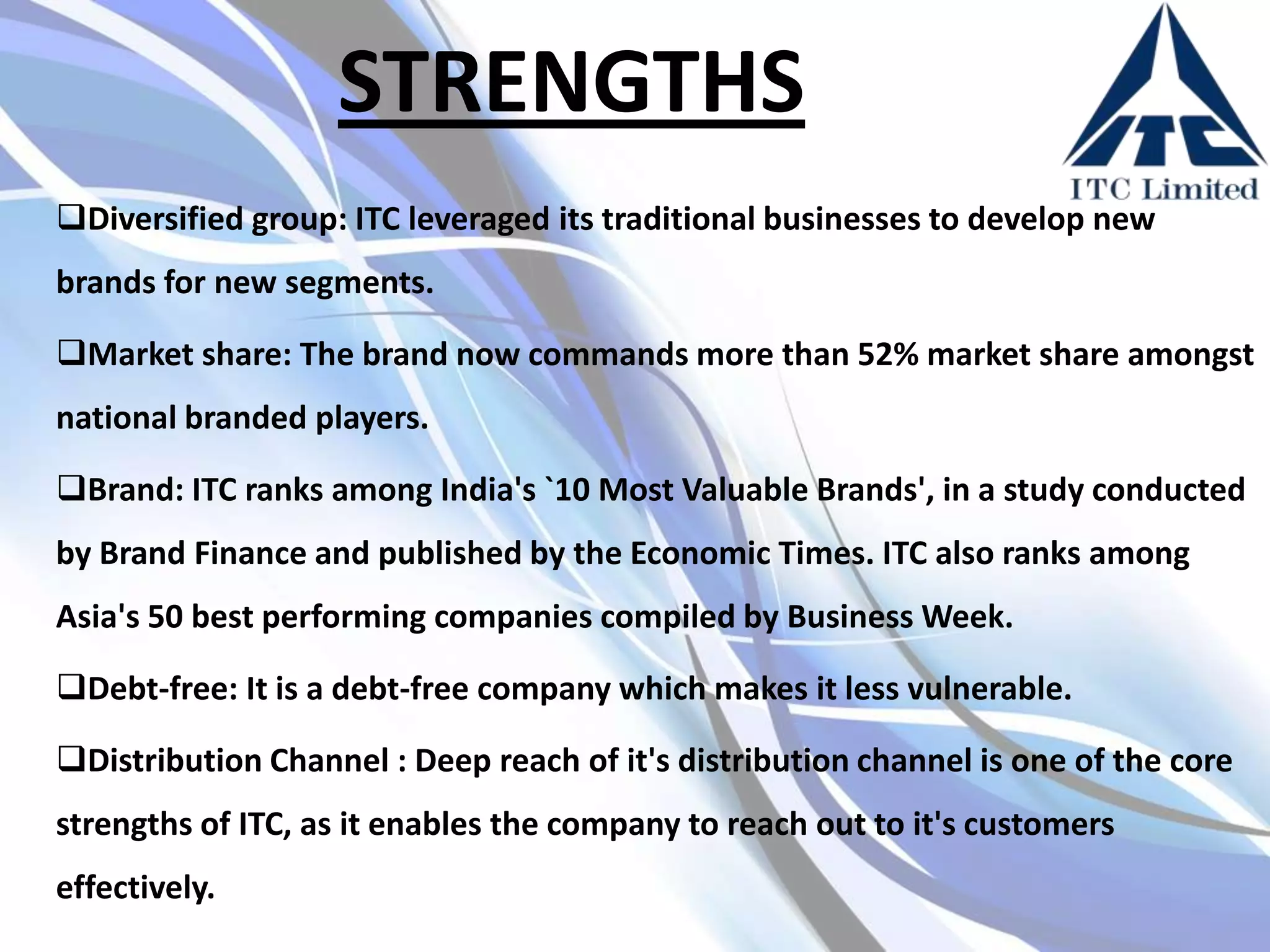 ITC SWOT | PPTX
