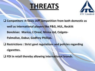 ITC SWOT | PPTX