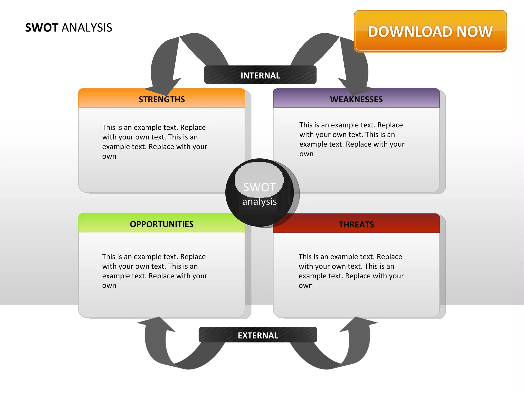 SWOT - Pin Man by Slideshop | PPT