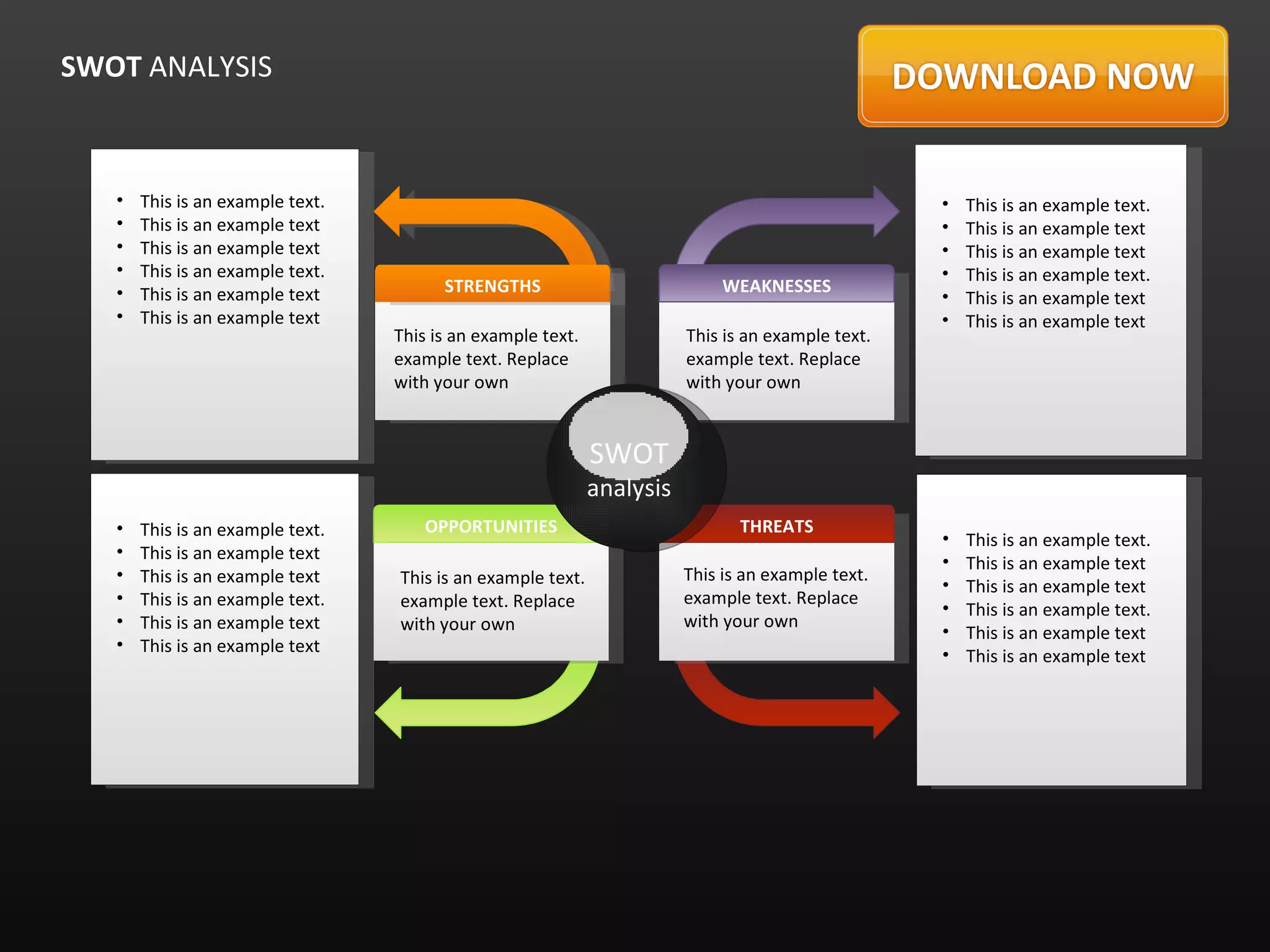 SWOT - Pin Man by Slideshop | PPT
