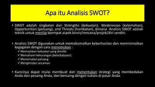 Digitally SWOT analisys | PPT