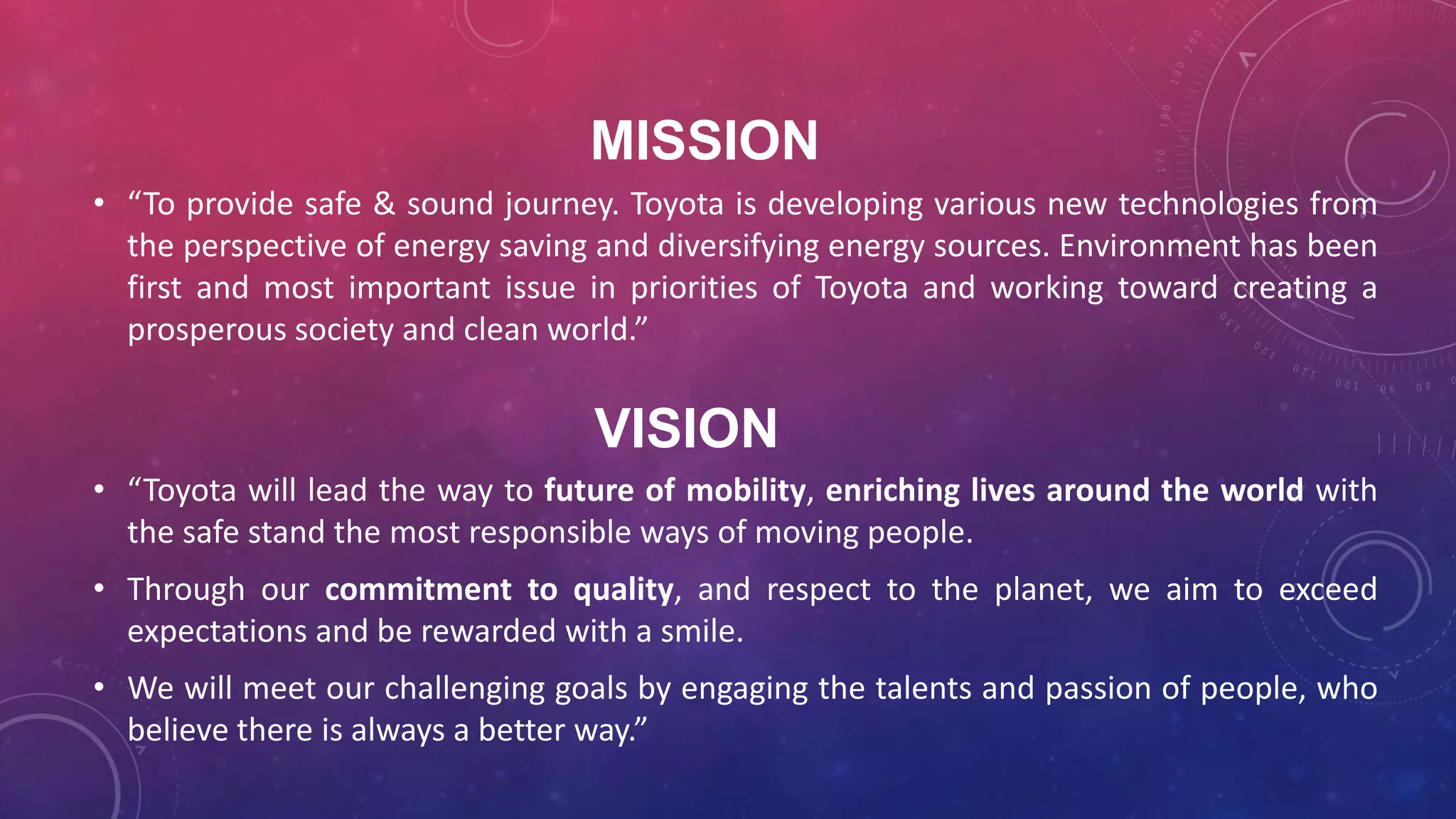 Swot analys toyota motor company | PPSX