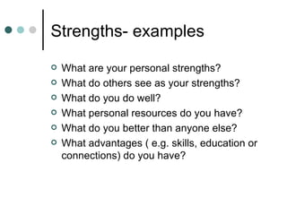 Swot Analysis | PPT | Business | Business and Finance