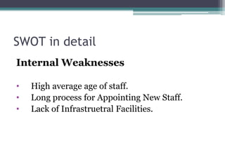 Swot analysis | PPTX | Business | Business and Finance