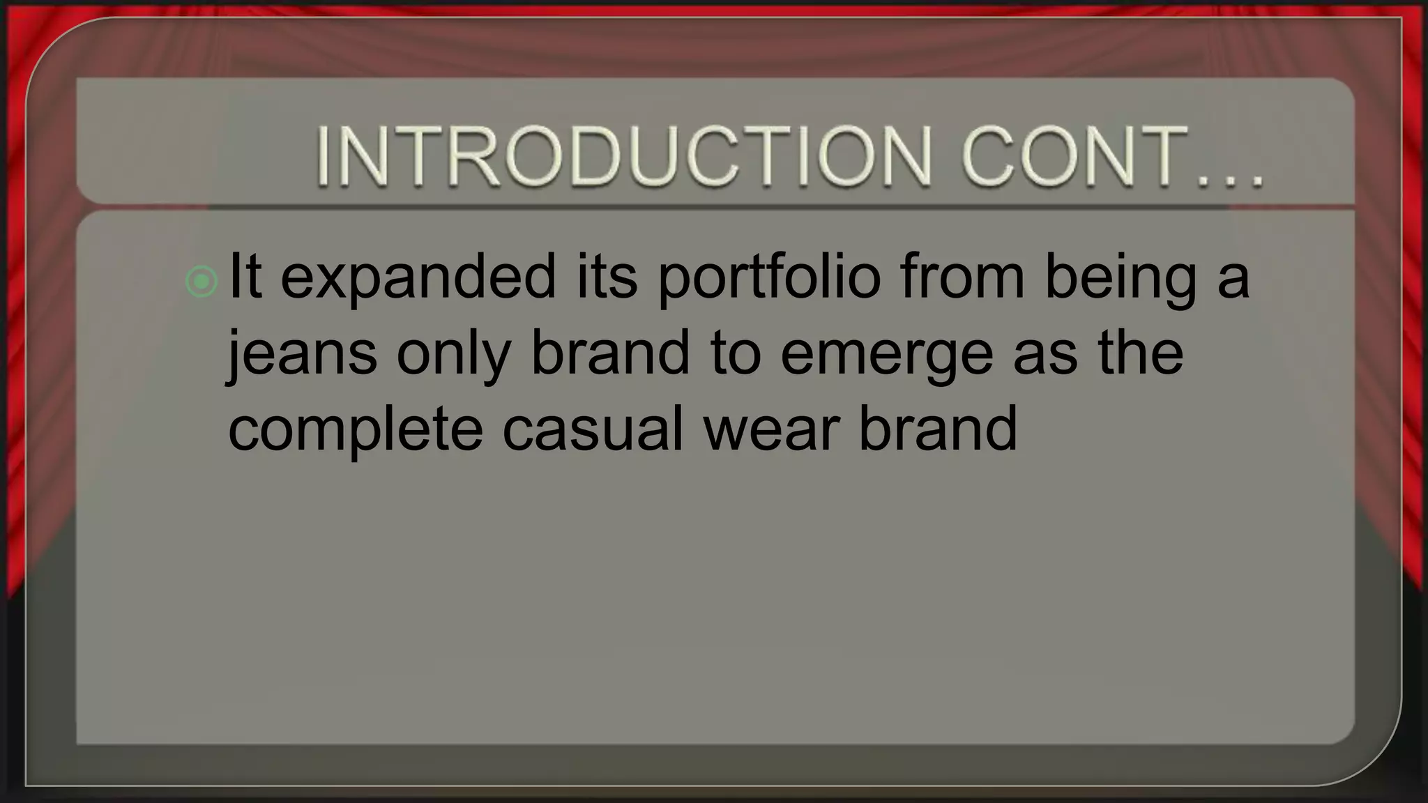 Swot analysis Of LEVI | PPTX