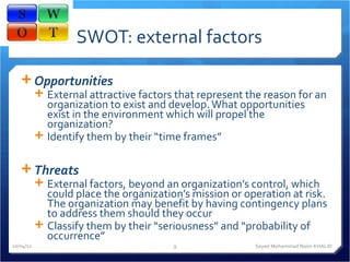 Swot analysis | PPT