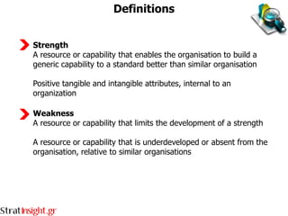 Strategy Formation using SWOT | PPT