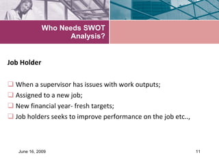 Swot Analysis | PPT
