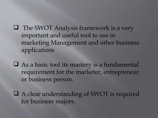 SWOT Analysis for School ManagementPresentation | PPTX