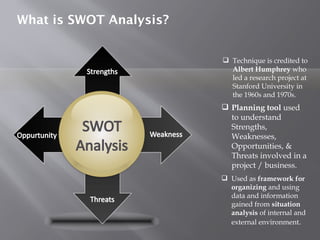 SWOT Analysis for School ManagementPresentation | PPTX