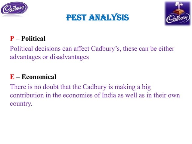 Swot analysis of Cadbury. | PPTX | Food Industry | Industries