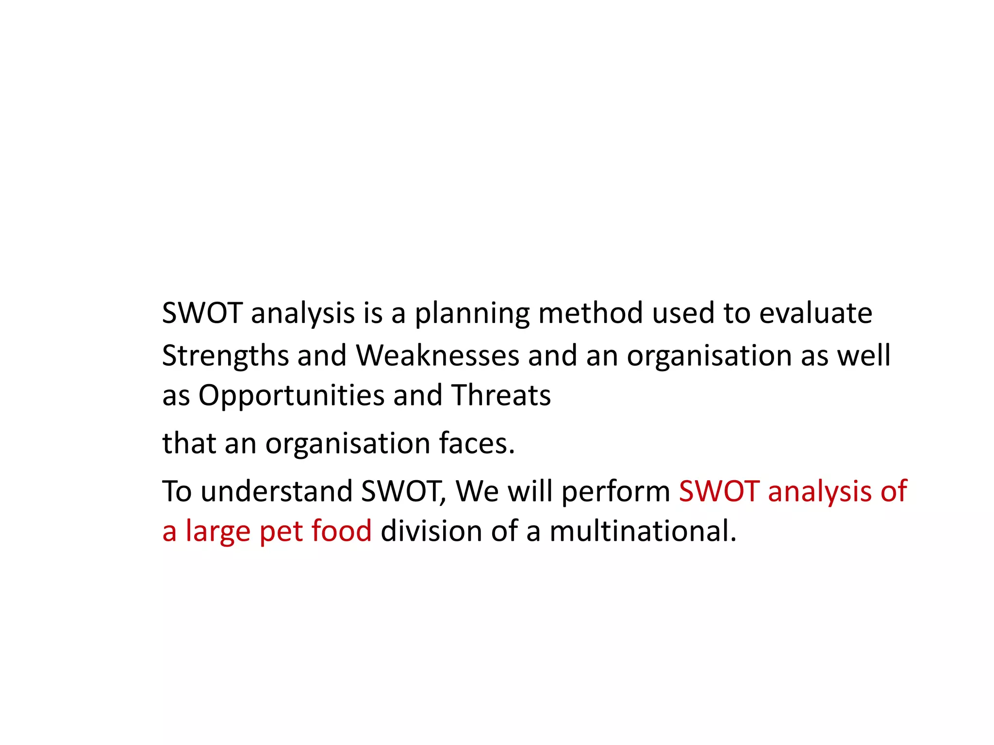 Swot analysis Marketing Principle | PPT